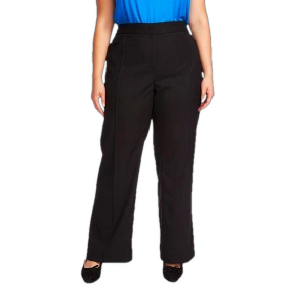 COURT & ROWE | Pants & Jumpsuits | Court Rowe Rich Black Pintuck Wide ...